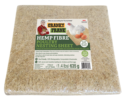 Hemp Fibre Poultry Nesting Sheets 13"x13" 5 Pack – Settlers Supplies