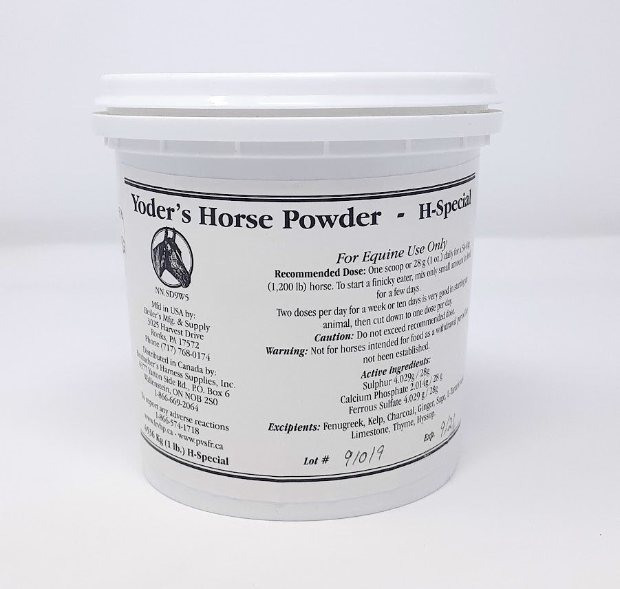 Yoder's Horse Powder 1lb – Settlers Supplies